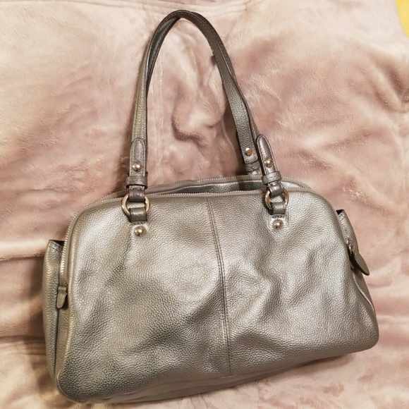 Coach | Bags | Silver Coach Shoulder Bag Great Condition | Poshmark